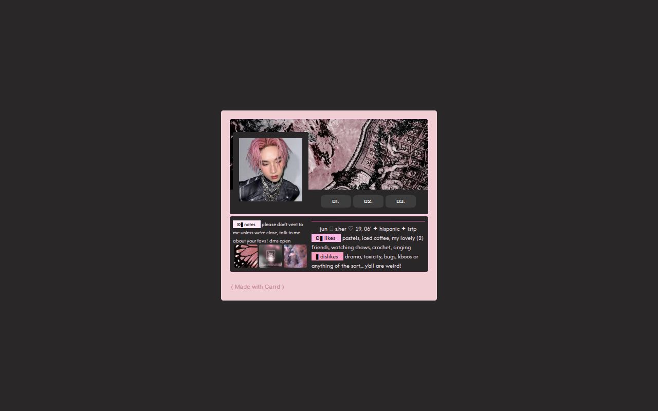 · · · ──── ♡︵